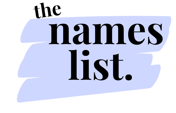 Home - The Names List